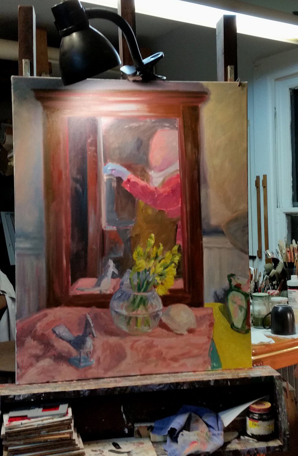 Self-portrait with still life – step-by-step | my90acres